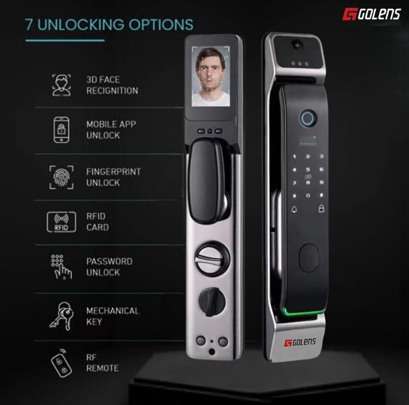 Golens X1 Pro Luxury Smart Door Lock