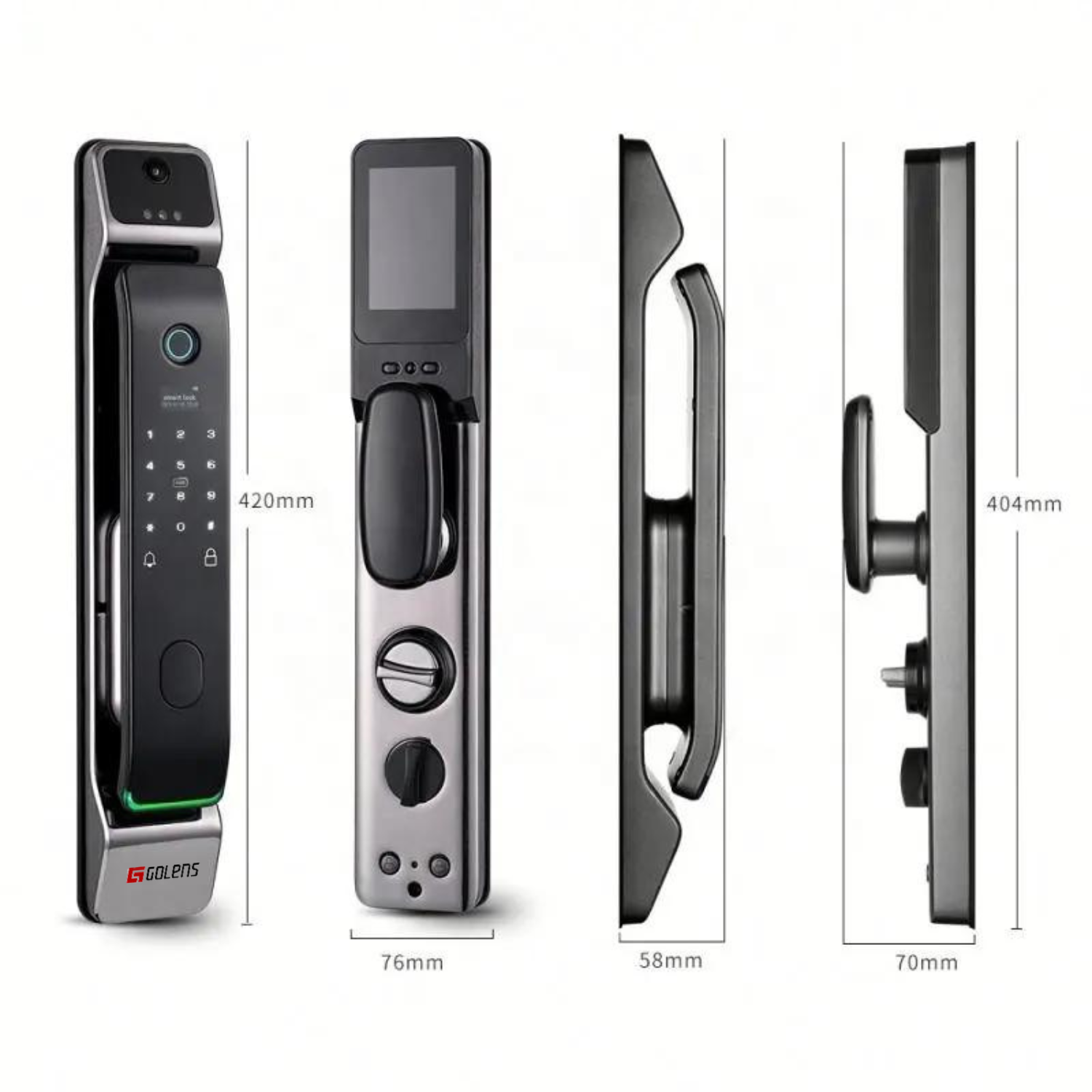 Golens X1 Pro Luxury Smart Door Lock